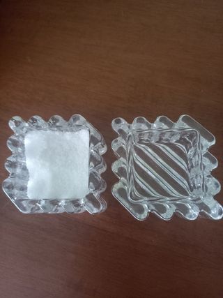 Portasale e pepe in pesante Vetro.