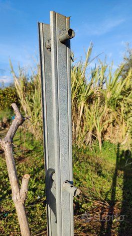 72 Paletti in ferro zincato per vigneto+accessori
