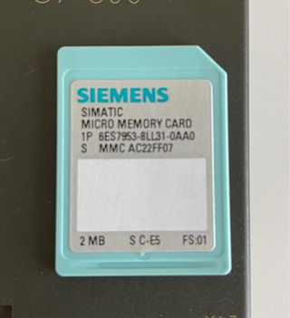Siemens Micro Memory Card - 6ES7953-8LL31-0AA0