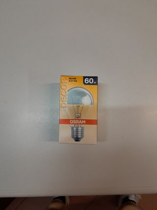 Lamp. 60w E27 calotta argentata