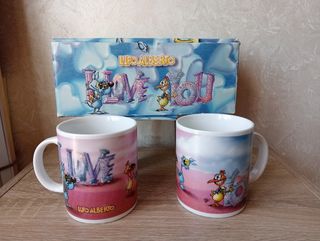 Coppia tazze collezione Lupo Alberto