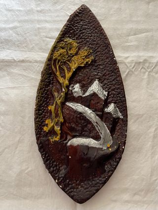 Quadro a forma di foglia