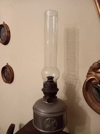 Lampada antica a cera