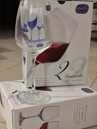 Calici vino 45,5cl Bohemia Crystal 4pz