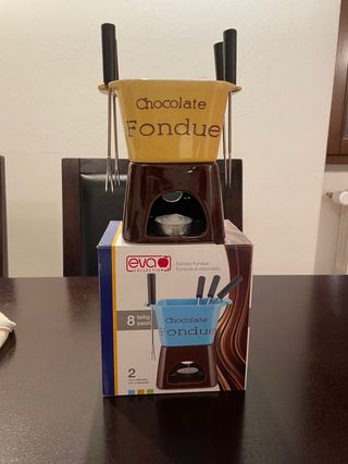 set per  fonduta al cioccolato