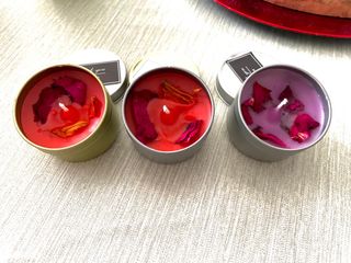 candele in cera di soia