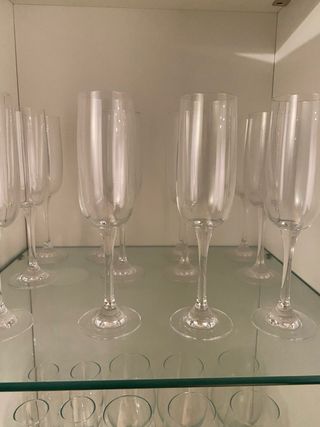 Set 12 bicchieri da prosecco