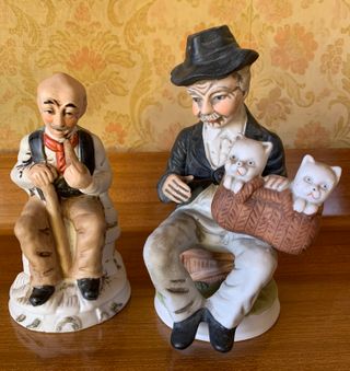 Statuine soprammobili finti Capodimonte