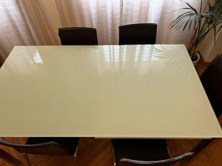 Tavolo vetro temperato