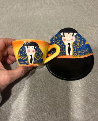 tazza con piattino da caffe