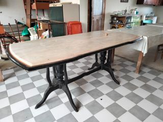 Tavolo con marmo anni 60