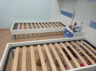2lettini cameretta per bambini con rete