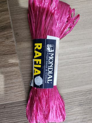 20 pacchetti di Rafia fucsia