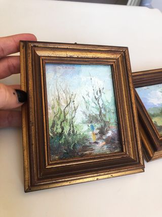 quadro vintage dipinti a mano originali anni 60