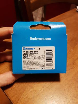 Interruttore orario finder 12.61