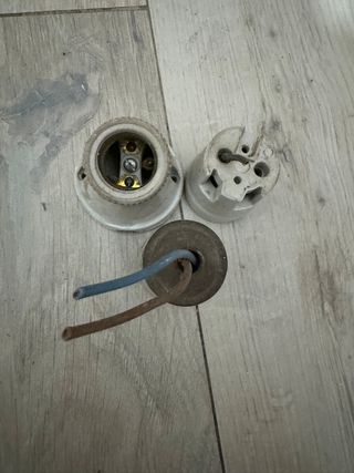 PORTA LAMPADE CERAMICA VINTAGE