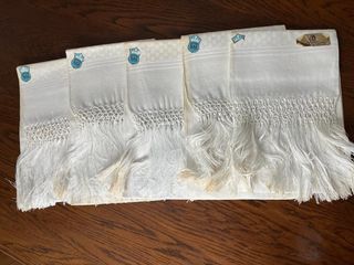 set 5 asciugamani vintage 100%lino