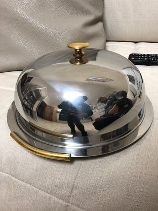 porta formaggi in acciaio