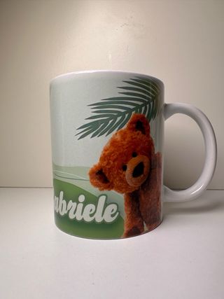 Tazza Gabriele con orsetto stampa personalizzata