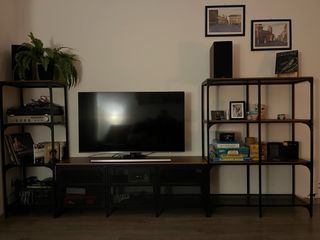 FJÄLLBO tavolino, scaffali, mobile TV, scrivania