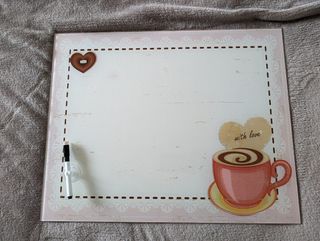 Lavagna scrivibile da cucina