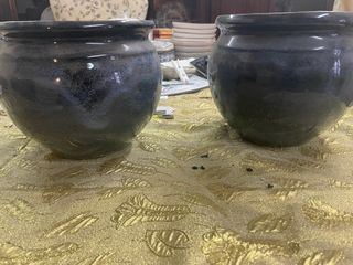 coppia vasi in ceramica