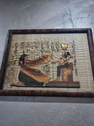 Quadro pergamena egizio