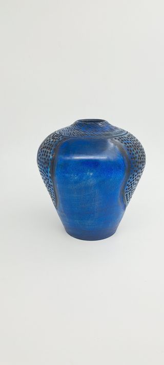 Vaso in legno di platano