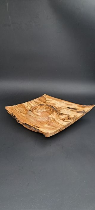 Svuota tasche/porta gioie in legno di ulivo