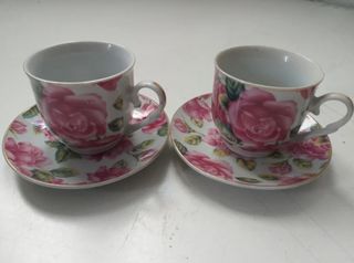 2 tazzine da caffè in porcellana