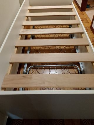 Letto singolo con letto estraibile