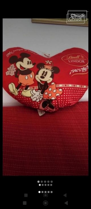Cuscino cuore Disney s.valentino