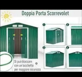 CASA CASETTA RIPOSTIGLIO CAPANNA DA GIARDINO IN LA