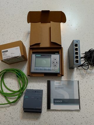 Kit Plc Siemens logo 8 e Hmi