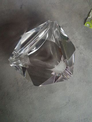 Posacenere cristallo triangolare