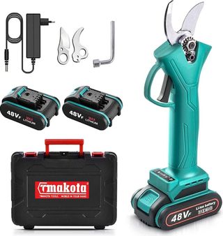 Forbici Potatura TMAKOTA Portatili 2 Batterie 48V