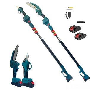Asta Telescopica + Forbice Cesoia Doppia Batteria