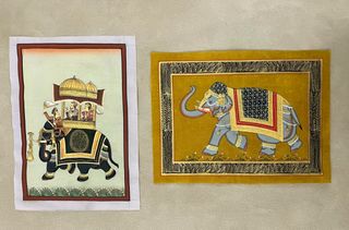 Tele orientali in lino origilali