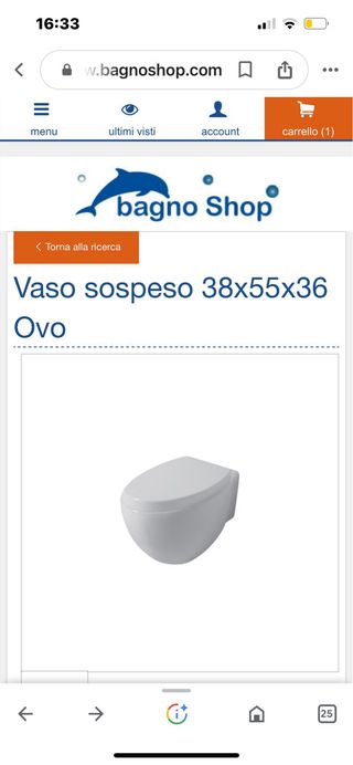 tazza water sospeso