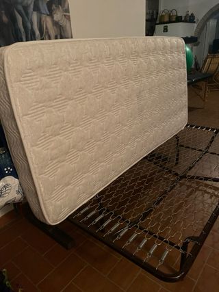 materasso e rete singolo