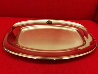 VASSOIO ALESSI OVALE + 5 BICCHIERI ALTI + 2 BICCHI