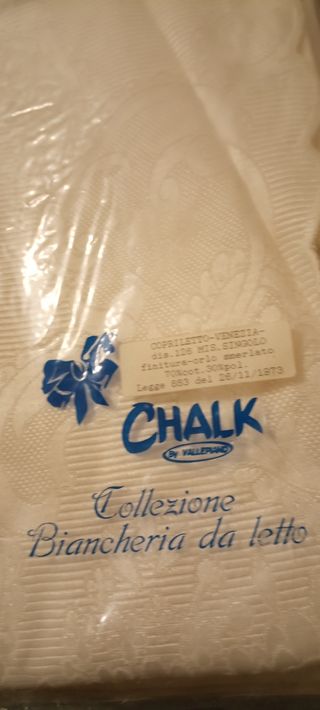 Copriletto singolo panna