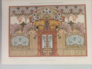 Liberty Stampa originale Arredi Art Deco