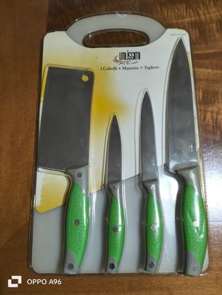 Coltelli da cucina in acciaio inox.