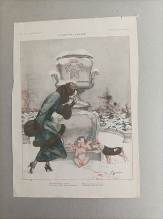 Liberty Stampa originale Vie Parisienne l'Amour