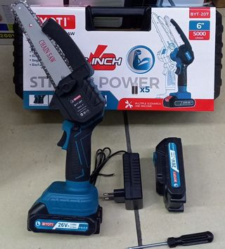 TMAKOTA TM 107 LI-26V 6 POLLICI MINI MOTOSEGA A BA