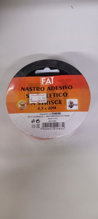 Nastro segnaletico a strisce 4,5×20 M