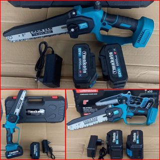 Motosega a Batteria 8 Mini Motosega Completa 2 bat