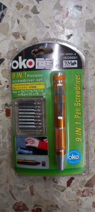 Giravite con punte intercambiabili 9 in 1