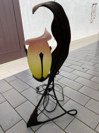 Lampada in ferro battuto